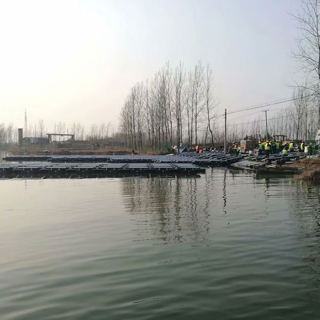 China 1MW Distributed Surface Floating Grid-Tied Solar Power System ...